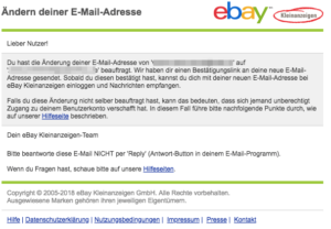 Wunderbar Ebay Adresse Andern Ebenbild